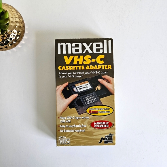 Maxell | Cameras, Photo & Video | Maxell Vhs Video Cassette Adapter For ...